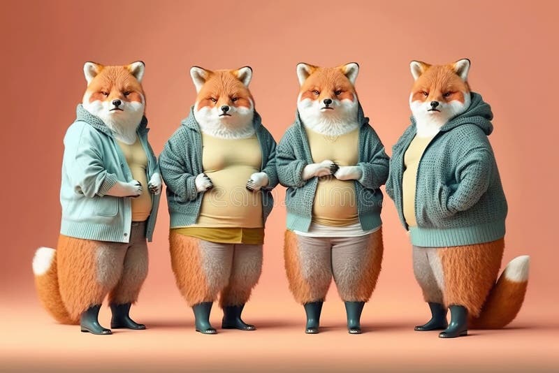Fat Foxes Stock Illustrations – 12 Fat Foxes Stock Illustrations ...