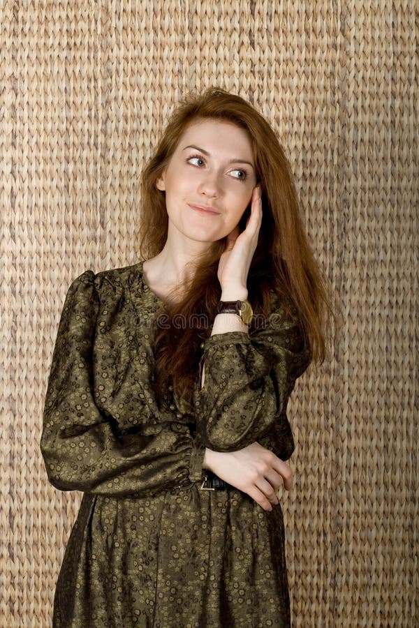 Studio portrait of a lady stock image. Image of people - 22970495