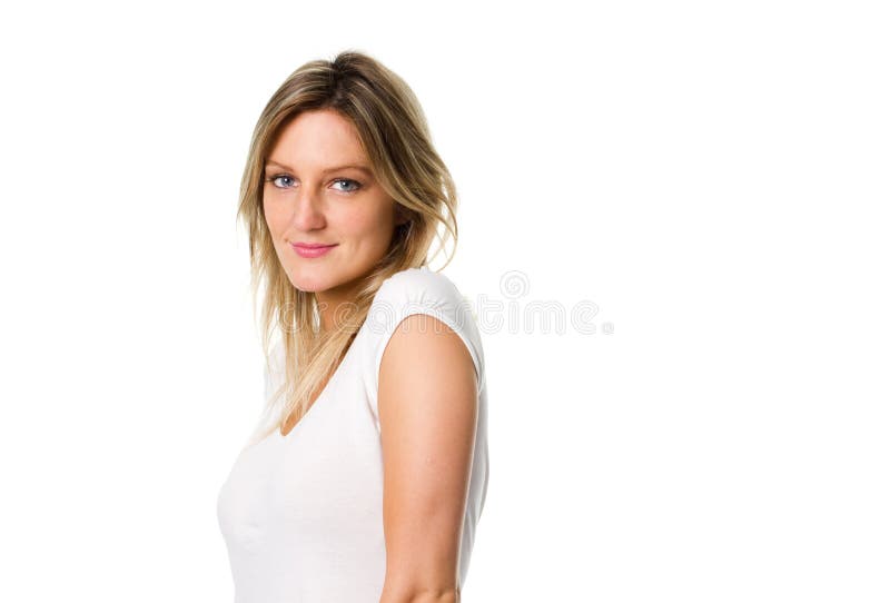 Vulnerable woman stock image. Image of vulnerable, isolated - 22036949