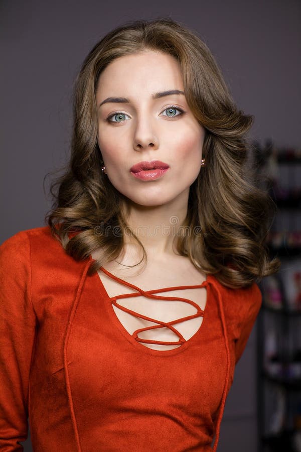 Studio Portrait Young Woman with Ring Flash Effect Stock Image - Image ... Studio Portrait Young Woman with Ring Flash Effect Stock Image - Image ...