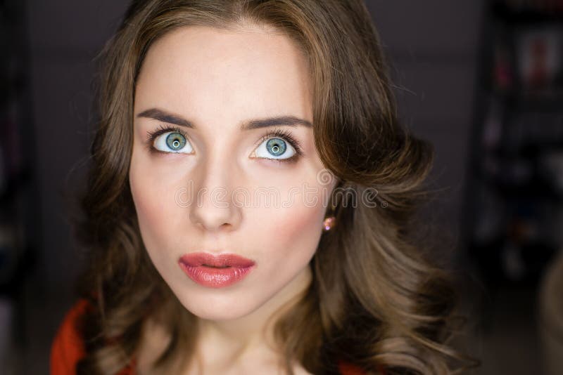 Studio Portrait Young Woman with Ring Flash Effect Stock Photo - Image ... Studio Portrait Young Woman with Ring Flash Effect Stock Photo - Image ...