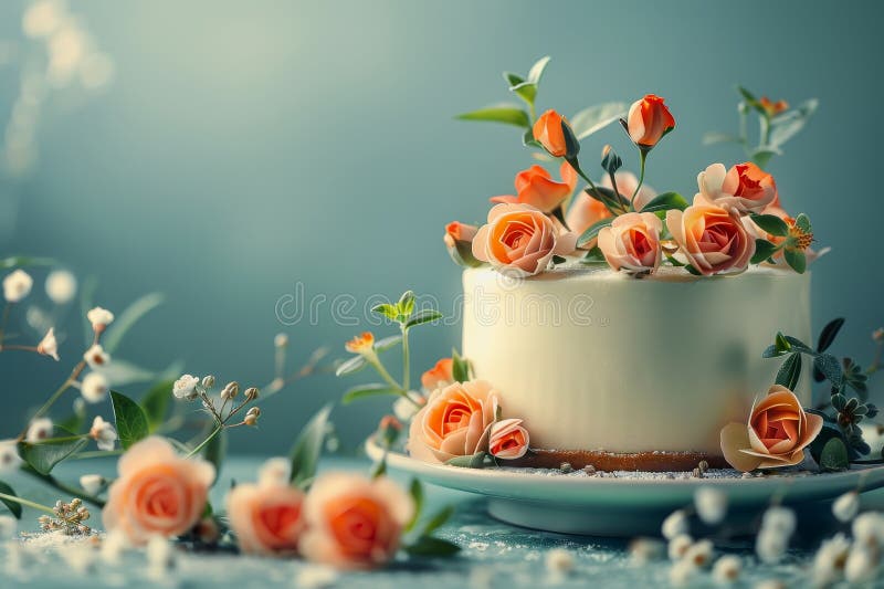 Studio Product Shoot, Macro Photo Minimalist Cake. Stock Image - Image ...