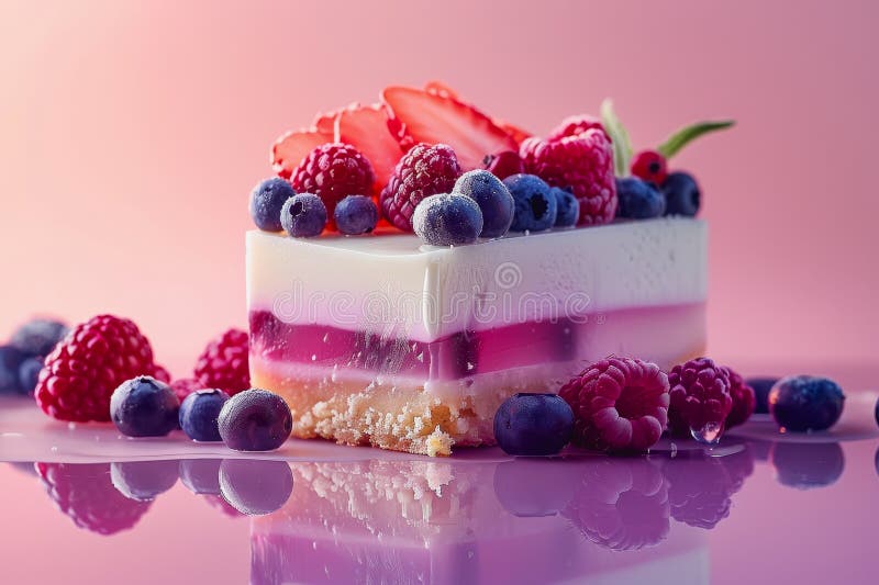 Studio Product Shoot, Macro Photo Minimalist Cake. Stock Image - Image ...