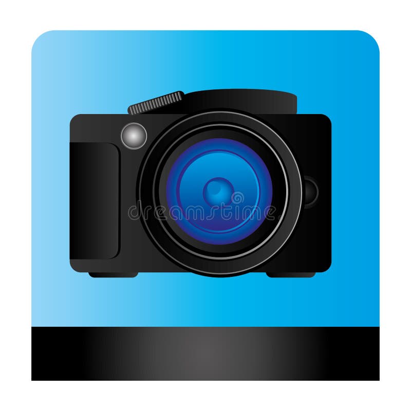 Studio Professional Camera Icon Stock Illustration - Illustration of ...