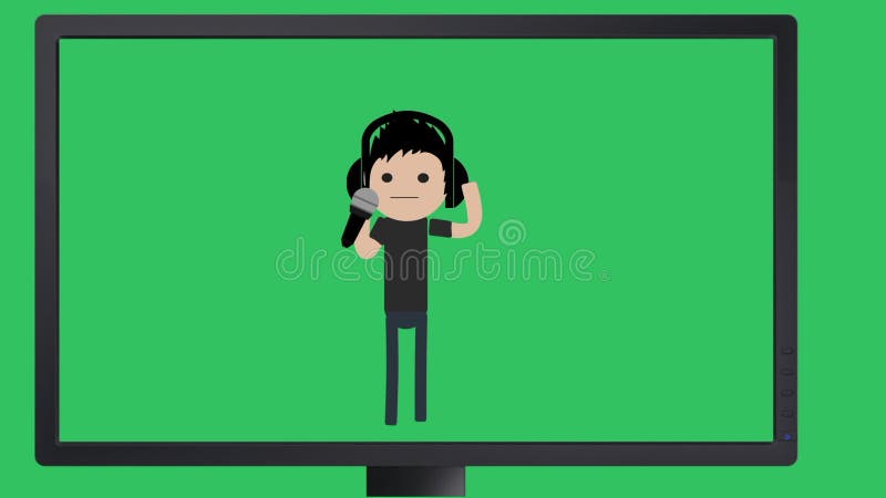 Acting and Dancing Animation. Computer Animation Stock Footage - Video ...