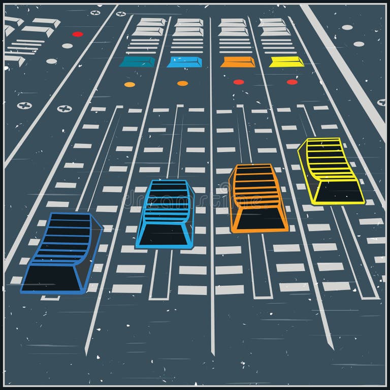 Retro Control Panel Vector Stock Illustrations – 2,070 Retro Control ...