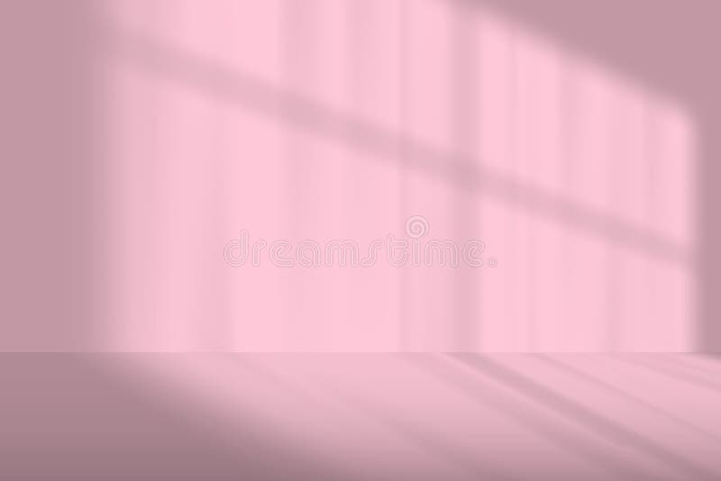 Studio Room with Windows Shadow on Wall Vivid Blurred Colorful ...
