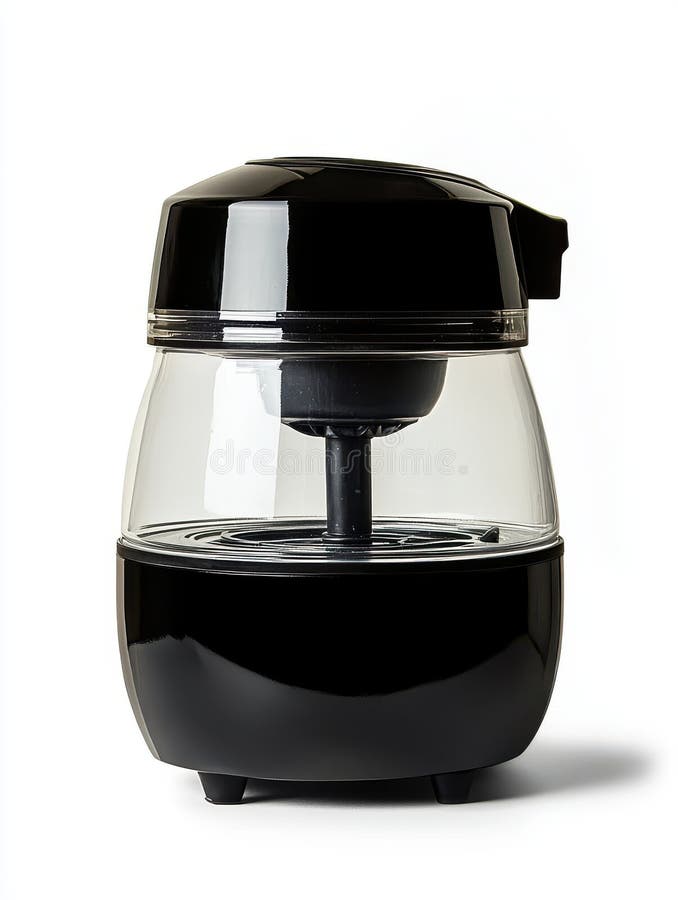 Black and Clear Electric Appliance on White Background Stock ...