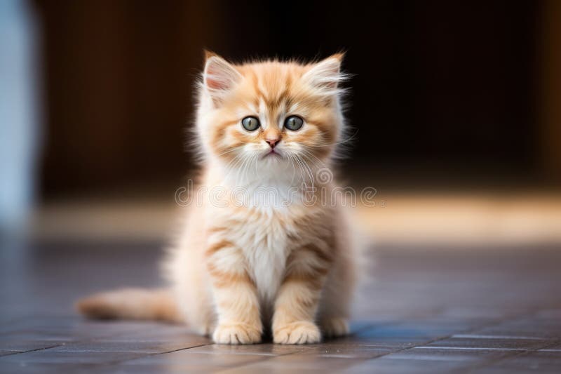 Studio Shot Capturing Cat on Vibrant Backdrop Stock Illustration ...