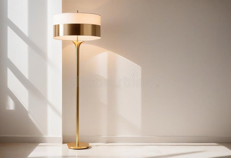 Studio Shot of a Contemporary Design Floor Stand Light Stock ...