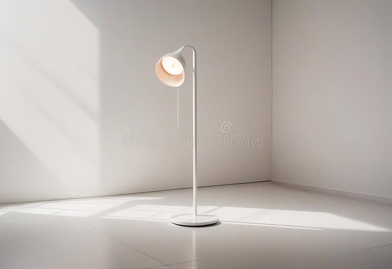 Studio Shot of a Contemporary Design Floor Stand Light Stock ...