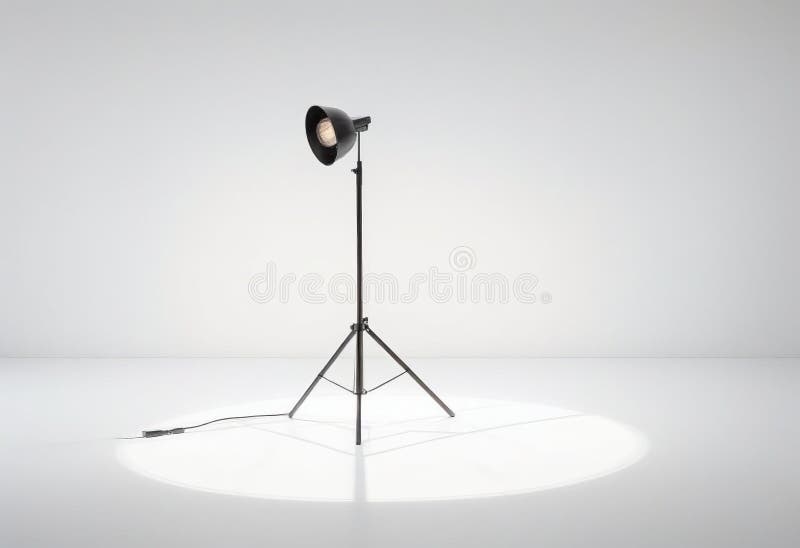 Studio Shot of a Contemporary Design Floor Stand Light Stock ...