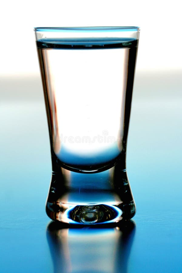 Studio Shot of Glass with Vodka Stock Photo - Image of single, alcohol ...