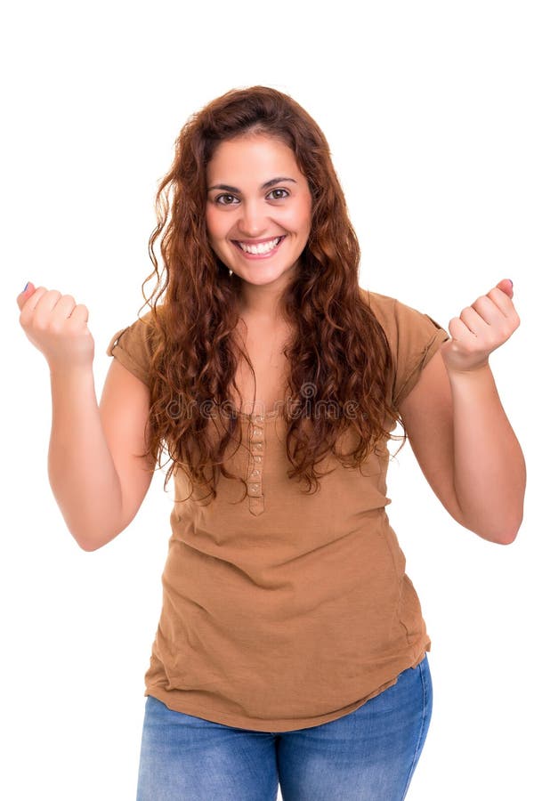 Yeah! Sooo happy! stock photo. Image of hope, life, peace - 95399018