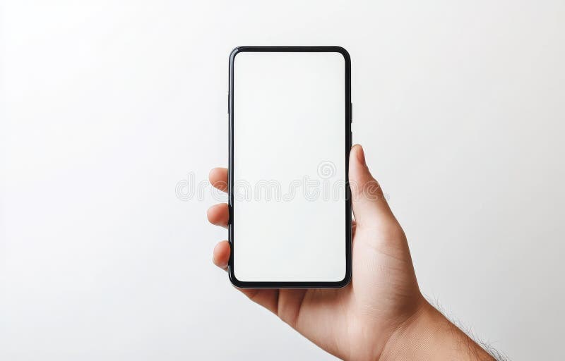 A Studio Shot of the IPhone 15 Pro Max with a Blank Screen is Paired ...