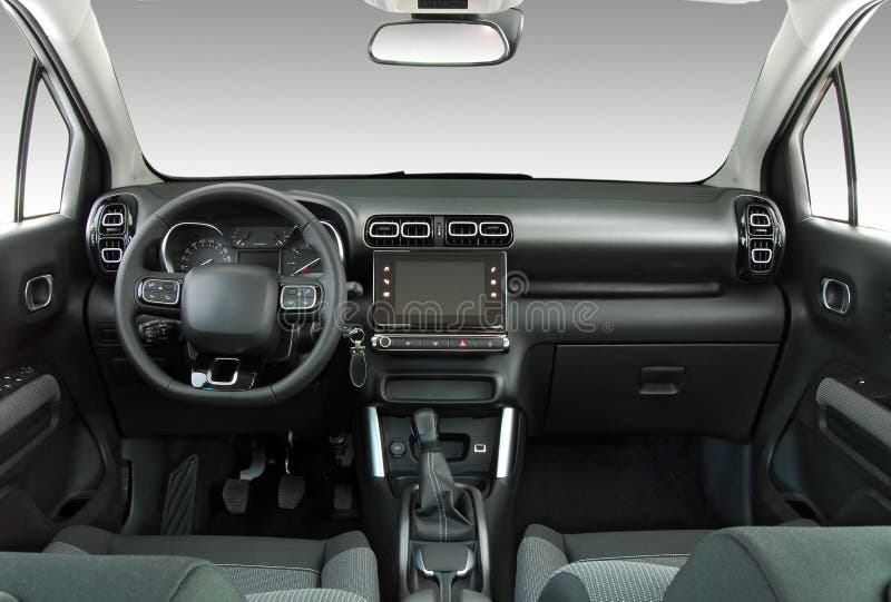 Car interior stock photo. Image of airbag, passenger - 113914370