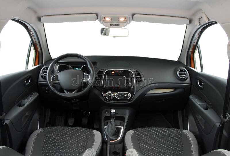 Car interior stock image. Image of inside, front, interior - 133382993