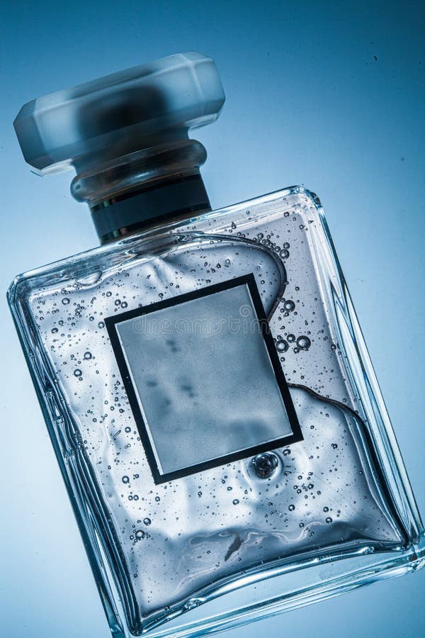 Backlit Perfume Bottle Shot in Studio Stock Photo - Image of luxury ...