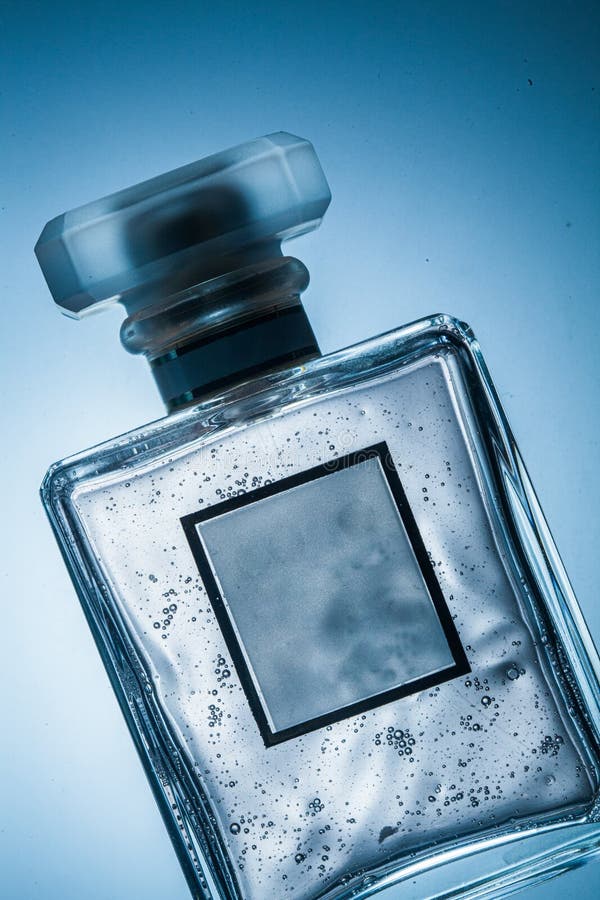 Backlit Perfume Bottle Shot in Studio Stock Image - Image of backlit ...