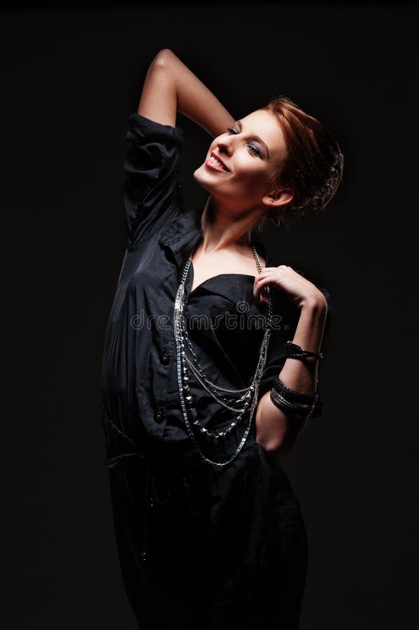 Glamor Model Posing in the City Stock Image - Image of beauty, long ...