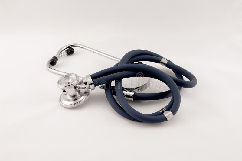 Studio Shot Of Stethoscope Detail Stock Image - Image of sound ...