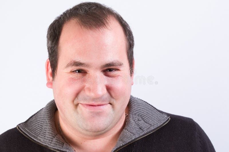 Shot of Young Handsome Bald Man Portrait Stock Photo - Image of male ...