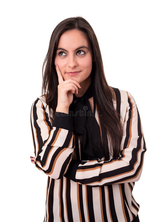 Hum... Let Me Think about this Stock Image - Image of confident ...