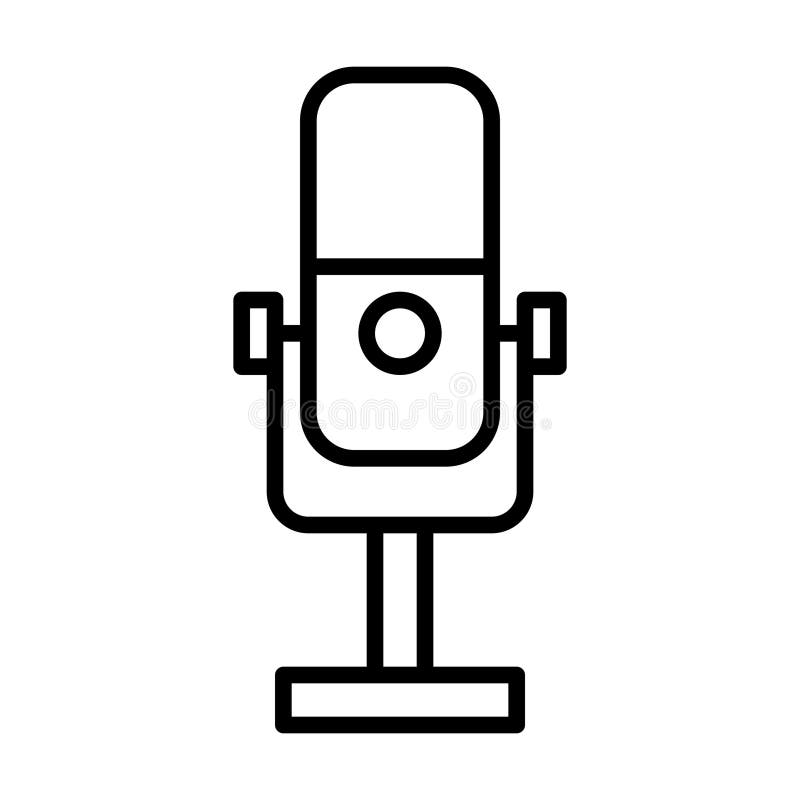 Microphone stock vector. Illustration of font, number - 349756904