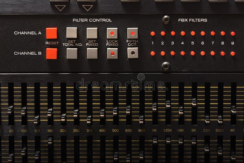 Studio Sound Processor with with Compressors, Preamplifiers and Audio ...