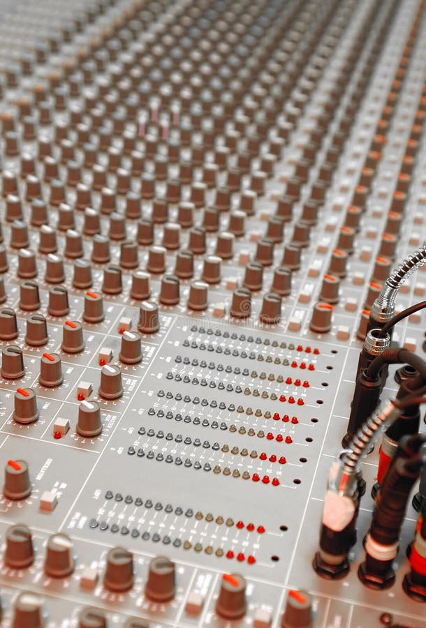 Studio soundboard stock image. Image of dial, mixer, dials - 985637