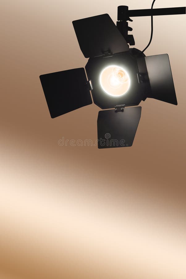 Studio Spot Light stock image. Image of spot, shiner, valvular - 5325781