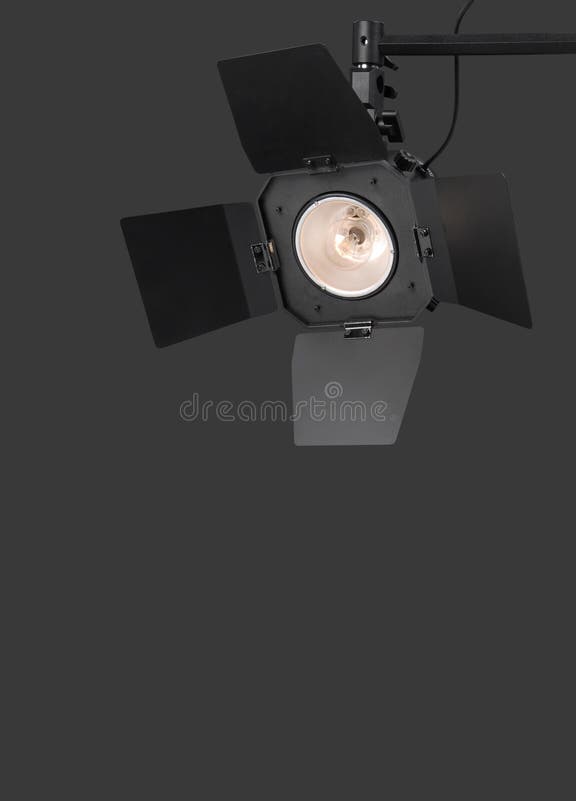 Studio Spot Light stock image. Image of flashlight, floodlight - 5595959