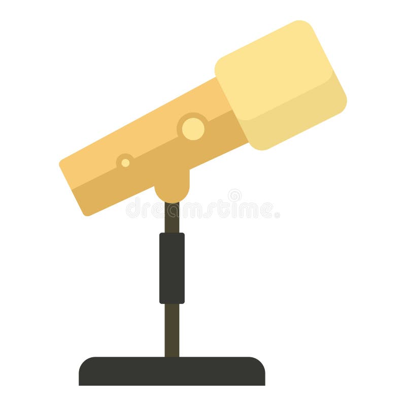 Studio Spot Light Icon, Flat Style Stock Vector - Illustration of ...