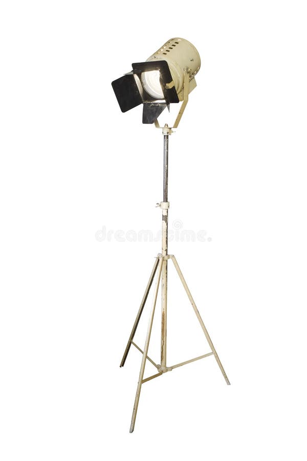 Studio Spotlight or Stage Light Stock Image - Image of industry, movie ...