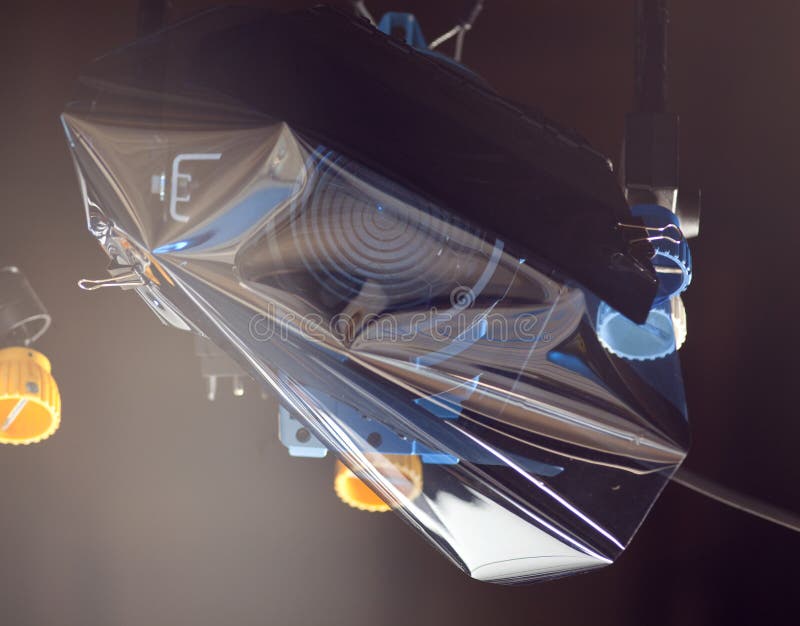 Studio Spotlight or Stage Light Stock Photo - Image of objects, flash ...