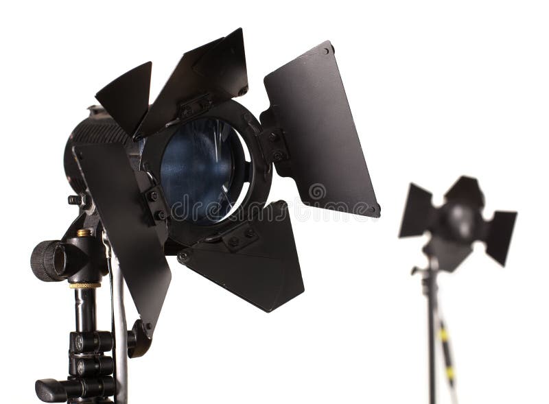 Studio Spotlight or Stage Light Stock Image - Image of industry, movie ...