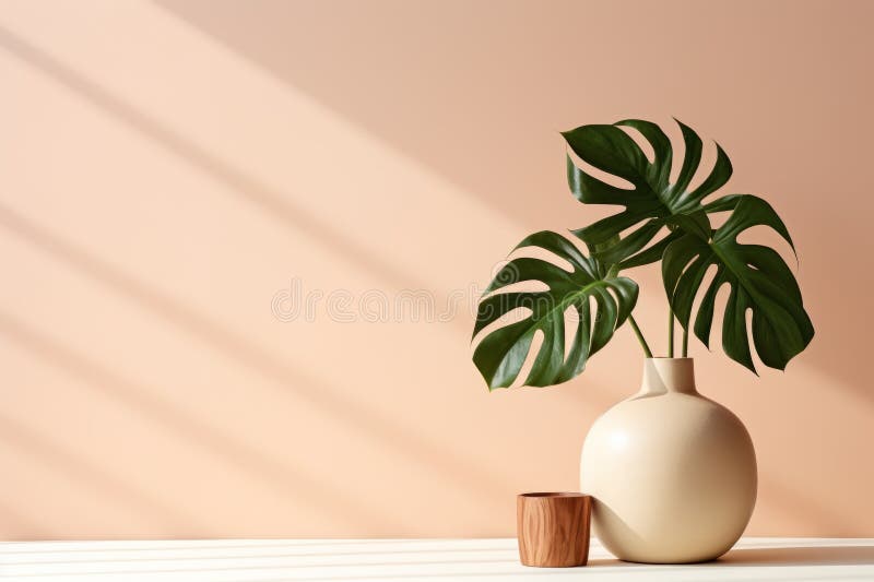 Studio Still Life Set Up with Light Colors AI Generated Stock ...