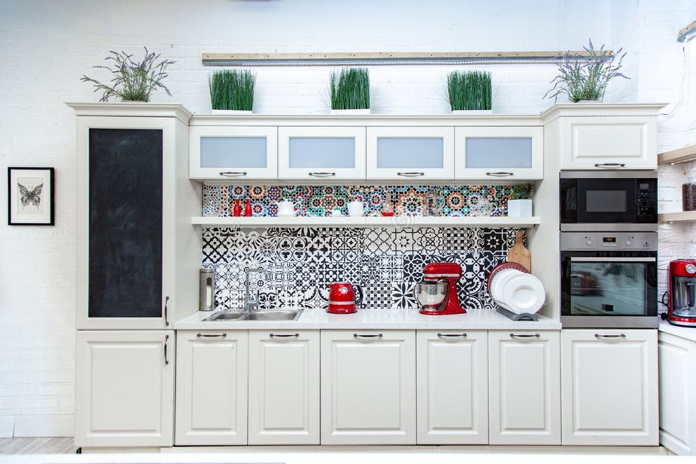 Studio Style Kitchen, Light Design, Modern Style, Classic Design Stock ...