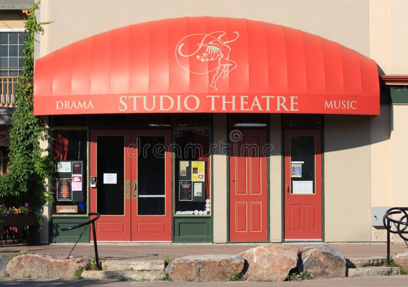 The Studio Theatre in Perth Editorial Stock Image - Image of doors ...