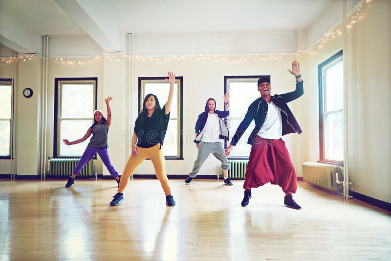 From Studio To Stage, they Bring it. a Group of Young People Dancing ...
