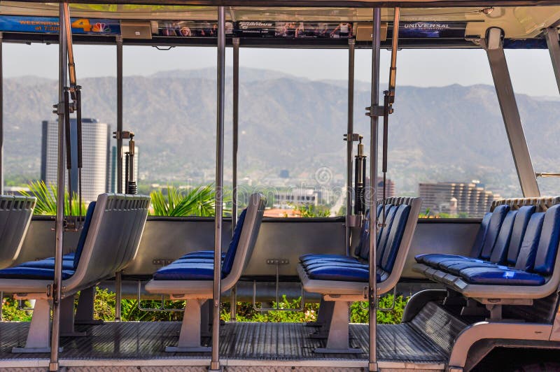 Studio Tour Tram with Tourists Driving through Universal Studios ...