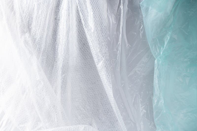 Studio Walls Covered in Protective Pimpled Plastic Material Stock Image ...