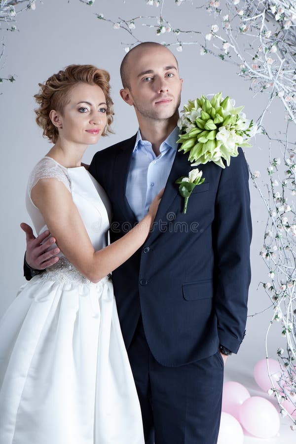 Studio wedding photography stock image. Image of colors - 53125719