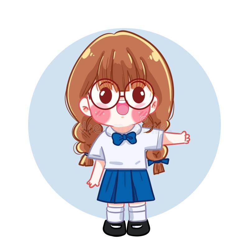 Girl Glasses Cartoon Stock Illustrations – 31,762 Girl Glasses Cartoon ...