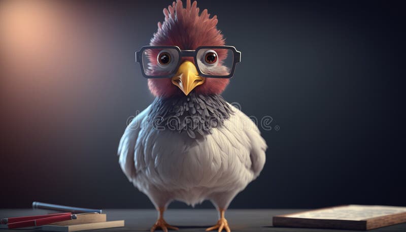 Studious Hen Stock Illustrations – 2 Studious Hen Stock Illustrations ...