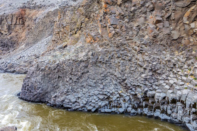 Canyon Ravine in the Petrified Forest National Park in Arizona USA ...