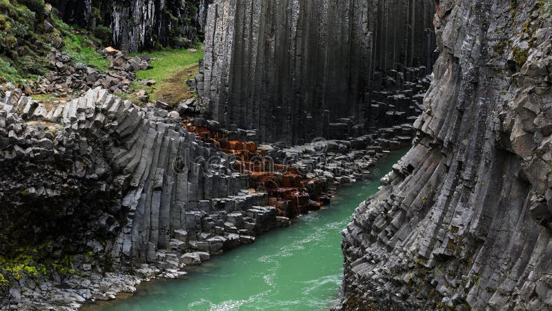Basalt Columns of Studlagil Canyon, Iceland Stock Image - Image of ... Basalt Columns of Studlagil Canyon, Iceland Stock Image - Image of ...