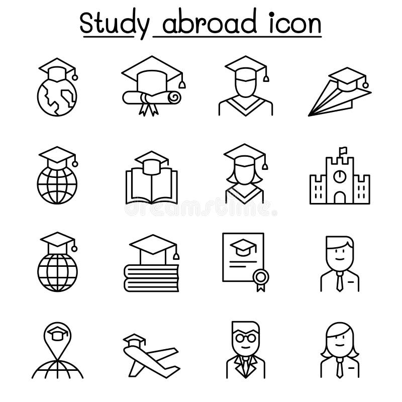 Study Abroad Icon Stock Illustrations – 805 Study Abroad Icon Stock ...