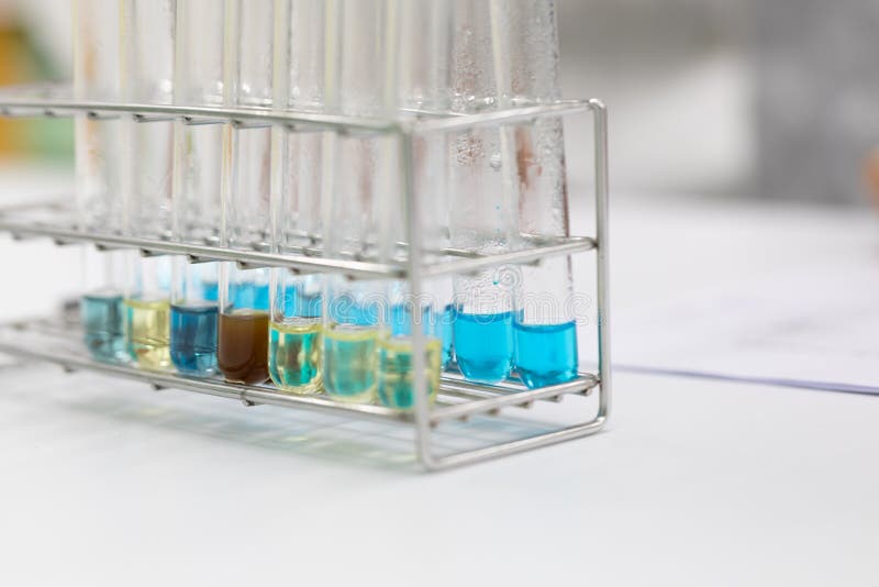 Analysis Chemical Composition in Laboratory. Stock Photo - Image of ...