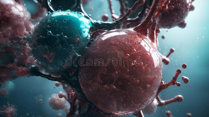 Study of Blood Cells - an Immersive Image of the Different Shapes and ...